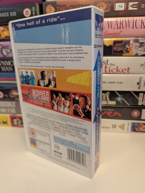 CATCH ME IF You Can VHS Video Tape PAL £5.99 - PicClick UK