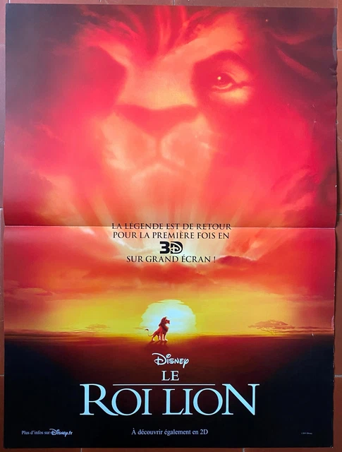 LOCANDINA IL RE Leone Cartone Animato Walt-Disney Bambini 40x60cm EUR ...