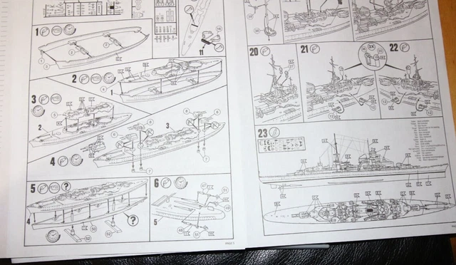 REVELL BLUCHER WW2 German Heavy Cruiser 1:720 plastic model kit $24.99 ...