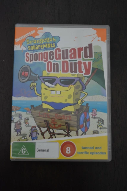 SPONGEBOB SQUAREPANTS SPONGEGUARD On Duty Dvd $7.50 - PicClick AU