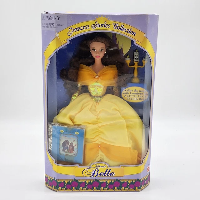 DISNEY BELLE DOLL Princess Stories Collection Mattel 18193 Fashion 1997 ...