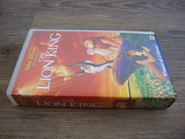 WALT DISNEY CLASSICS The Lion King VHS Video Tape 1995 + Receipt ...