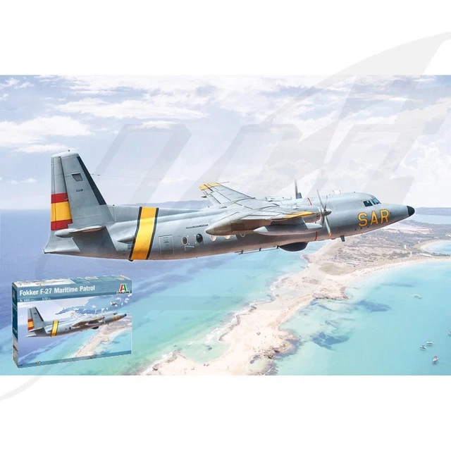 [FR] ITALERI FOKKER F-27 MARITIME PATROL AIRCRAFT KIT 1:72 - IT1455 EUR ...