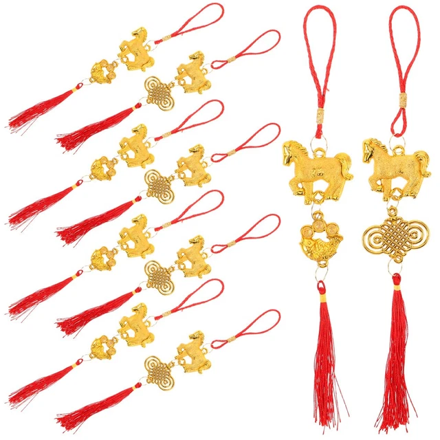 10PCS CHINESE NEW Year Decorations: 2026 Chinese New Year Red £13.28 ...