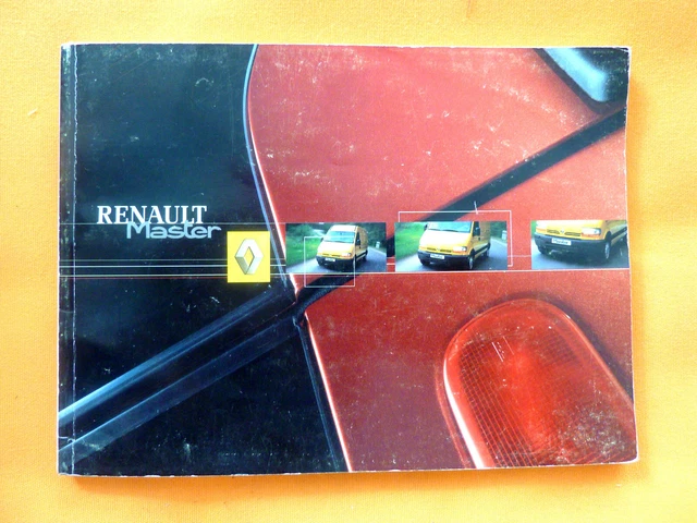 MANUEL - notice d'utilisation - Renault Master - EUR 12,85 - PicClick FR