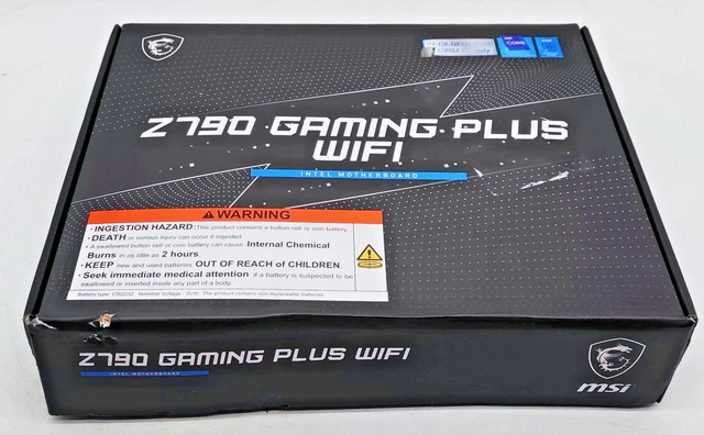 MSI Z790 PLUS Wi-Fi Intel Lga-1700 Gaming Motherboard - Untested £119. ...