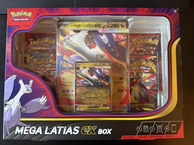 POKEMON TCG MEGA Evolution Mega Latios EX Box - Brandneu & Sealed EUR ...