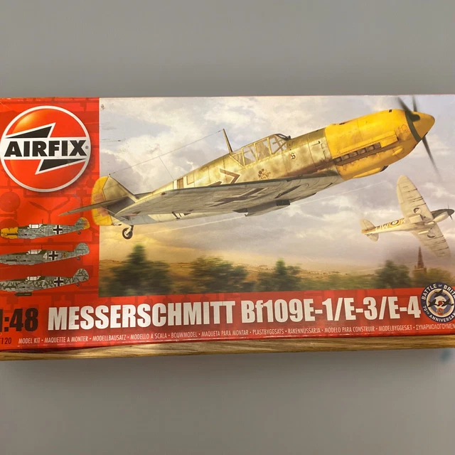 SEALED AIRFIX A05120 Luftwaffe Messerschmitt Bf109E-1/E- 3/E-4 Model Kit in 1:48 £25.00 ...