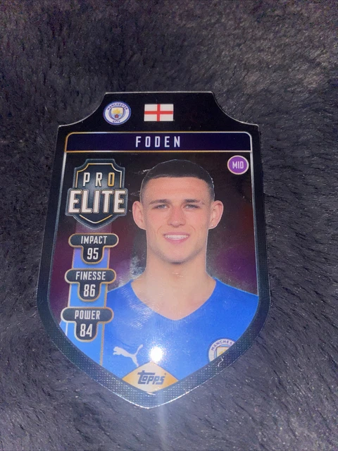 MATCH ATTAX 2021/22 Phil Foden Pro Elite Chrome Shield No Sh2 £5.00 ...