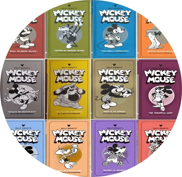 MICKEY MOUSE Floyd Gottfredson Collection All 14 Volumes Cbr Format On ...