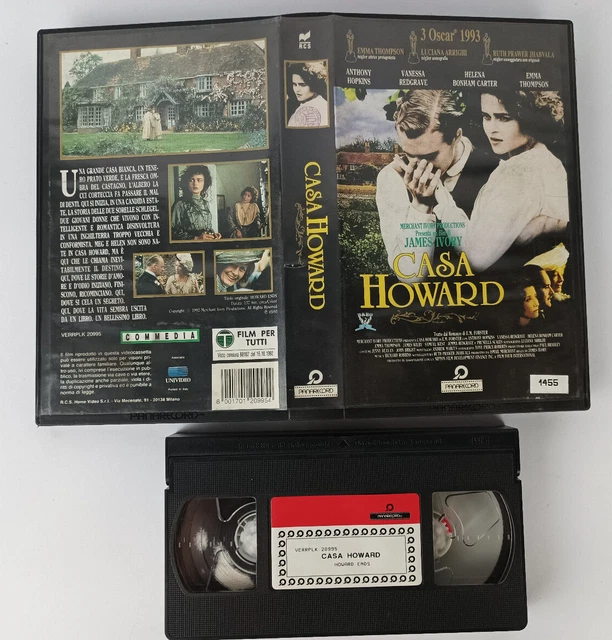CASA HOWARD 1992 VHS Anthony Hopkins Vanessa Redgrave Bonham Carter ...