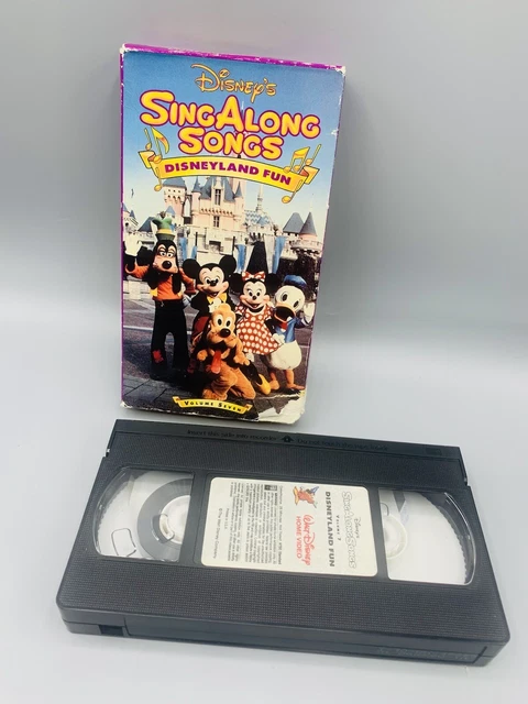 DISNEY HOME VIDEOS VHS 935 Sing Along Songs Vol 7 Disneyland Fun $27.16 ...