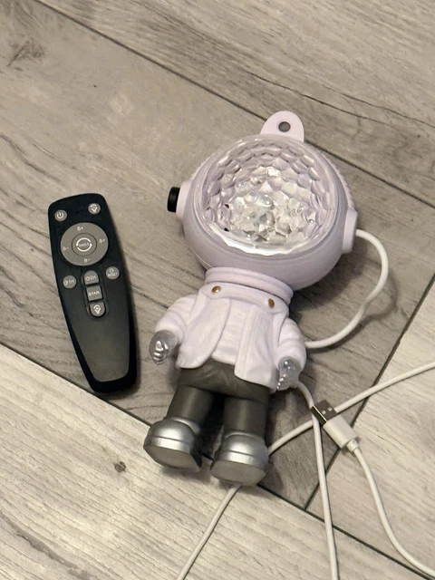 ASTRONAUT GALAXY PROJECTOR Star Light - With Control, Great Condition ...