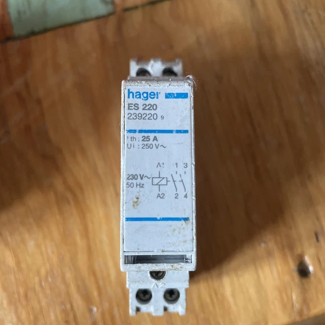 HAGER 239220 ES220 25A 230V Contactor £15.00 - PicClick UK