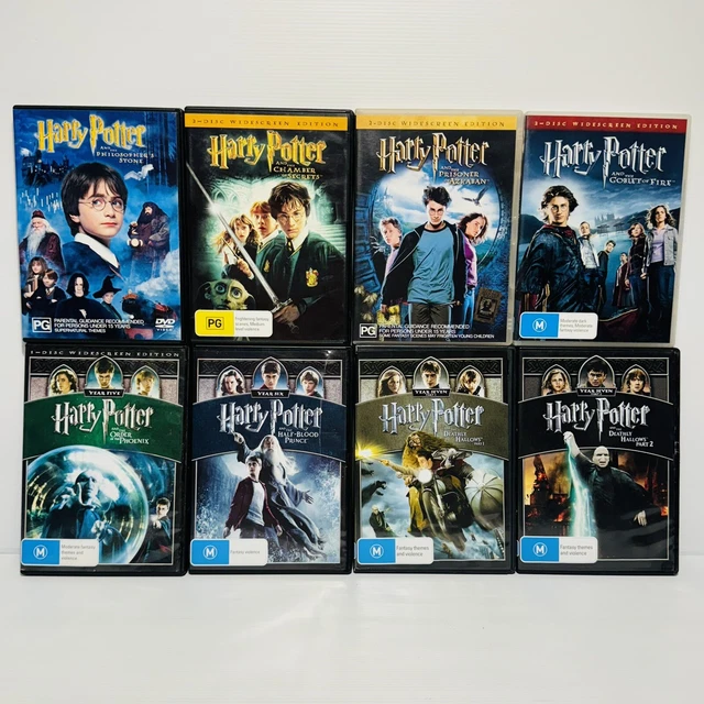 HARRY POTTER DVD Complete Series 8-Film Collection PAL Region 4, Free ...