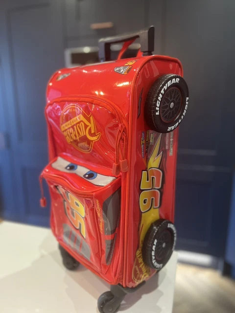 DISNEY LIGHTNING MCQUEEN Rolling Luggage, Suitcase Disney Pixar Cars 3 ...