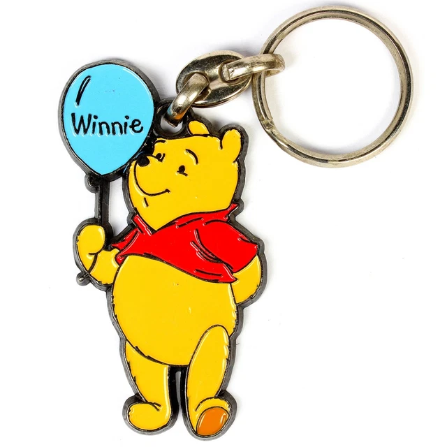 WINNIE THE POOH Bear Walt Disney Balloon Vintage 90's Metal Enamel ...