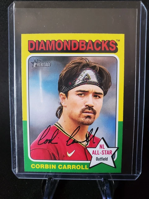 2024 TOPPS HERITAGE Mini 372 Corbin Carroll Immagine Variazione ...