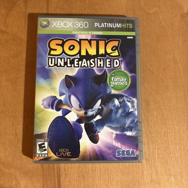 SONIC UNLEASHED - Microsoft Xbox 360 Platinum Hits Complete CIB Tested ...