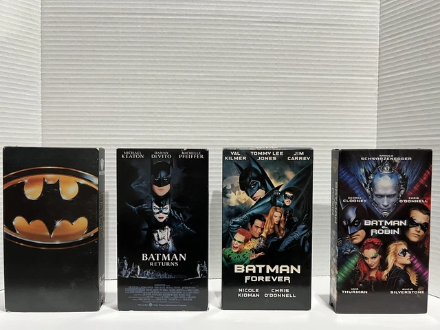 BATMAN BATMAN RETURNS Batman Forever Batman & Robin VHS £14.30 ...