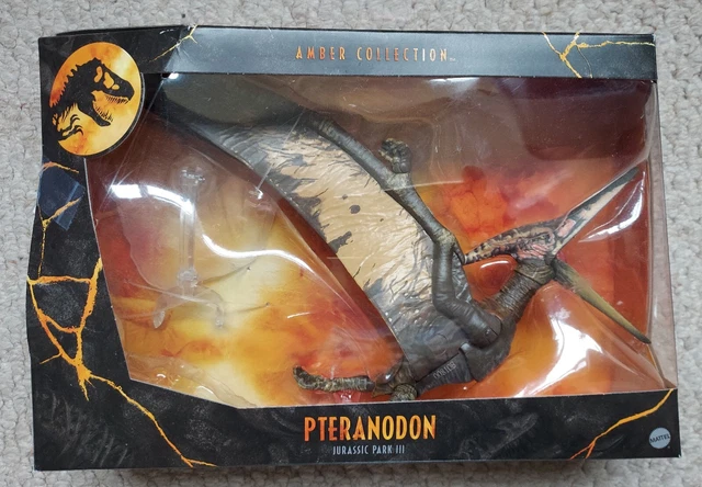 MATTEL JURASSIC WORLD Amber Collection Pteranodon GWP86 cabinet ...