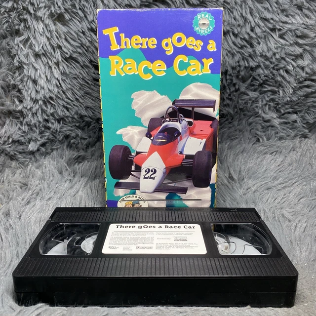 THERE GOES A Race Car VHS Tape 1995 KidVision Real Wheels Children’s ...