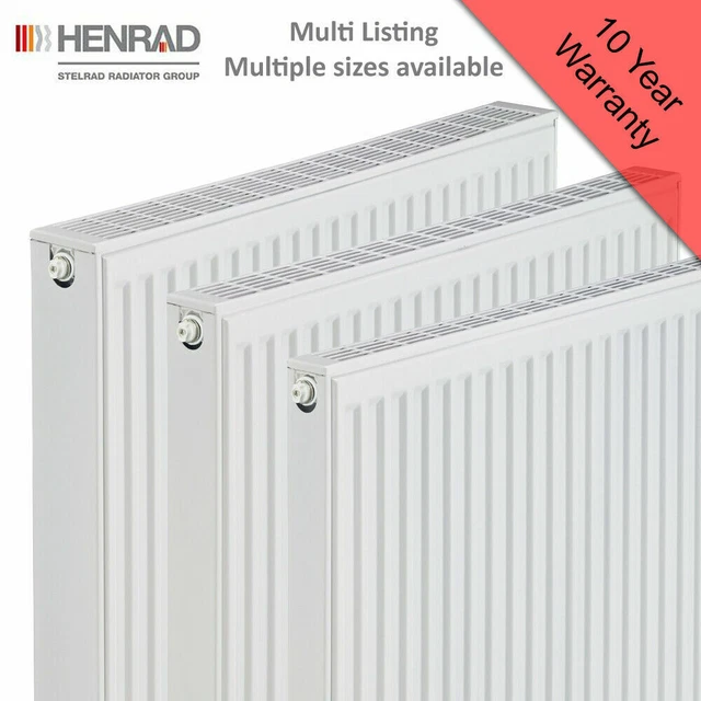 HENRAD COMPACT RADIATOR Type 11, 21 & 22 Central Heating System ...
