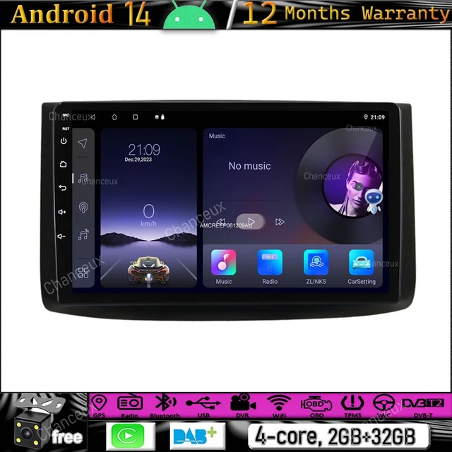9&ANDROID 14 HEAD Unit Carplay Radio GPS Navi DAB For Chevrolet AVEO ...