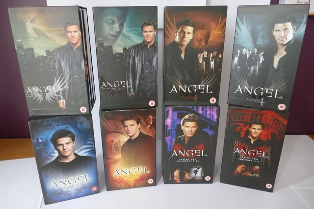 ANGEL SEASON 1 - 4 VHS video tapes. Box sets £16.32 - PicClick UK