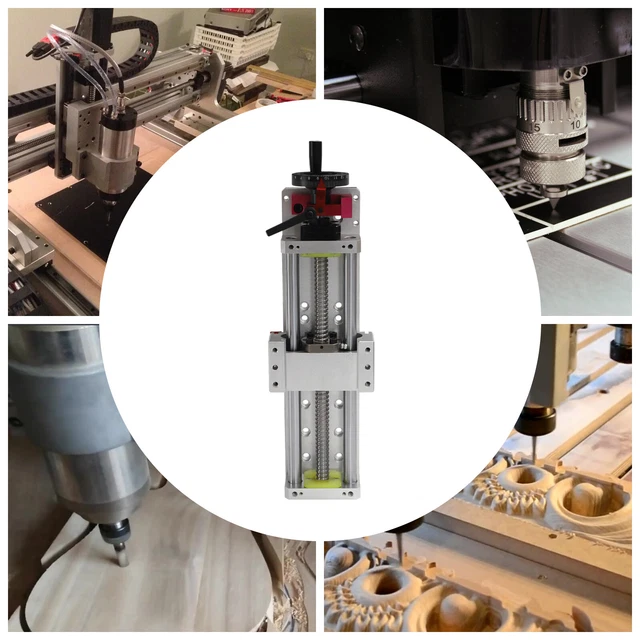 200MM LINEAR STAGE Actuator,Manual Sliding Table Ballscrew Rail Slide w/ Ruler EUR 130,81 ...