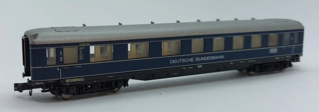 SPUR N MINITRIX DB Schnellzugwagen Schürzenwagen 1./2./3. Kl. Rheingold OVP EUR 33,99 - PicClick DE