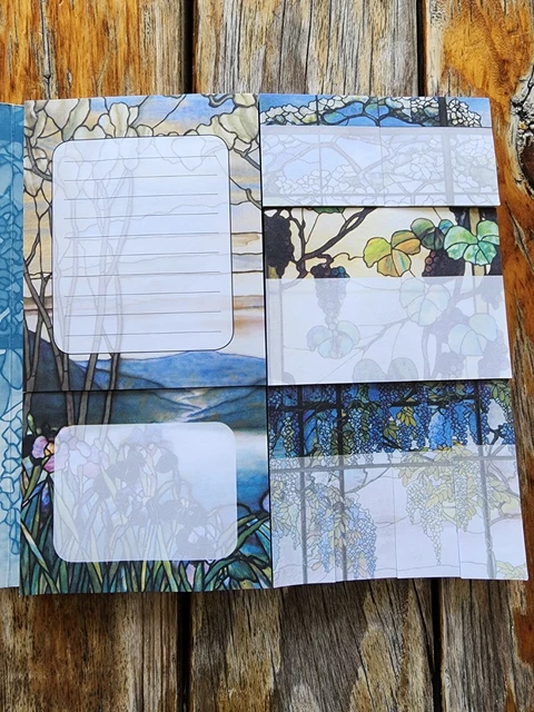 TIFFANY STICKY NOTE Portfolio from Metropolitan Museum of Art. 5 sizes ...