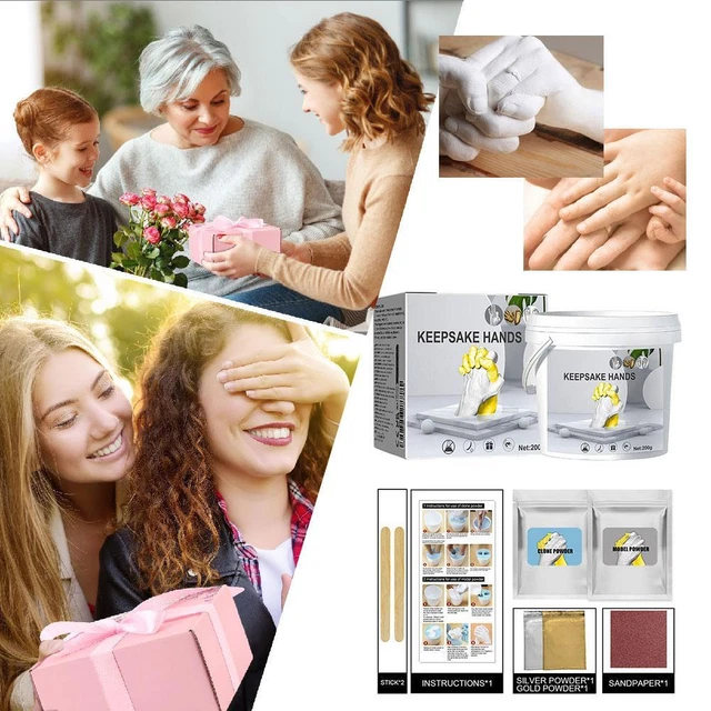 3D HAND FOOT Print Mold Plaster Casting Kit Handprint Keepsake ...
