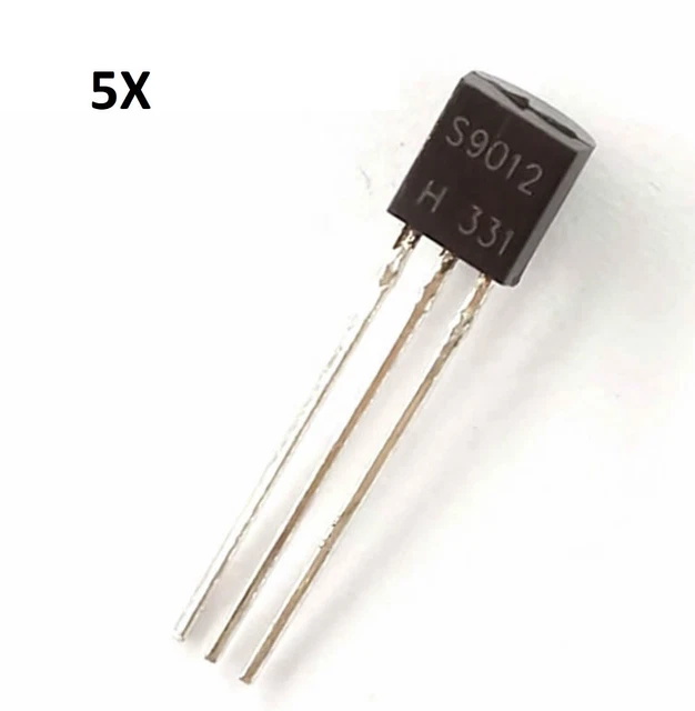 5 TRANSISTOR S9012 9012 Pnp TO-92 Circuit EUR 1,52 - PicClick FR