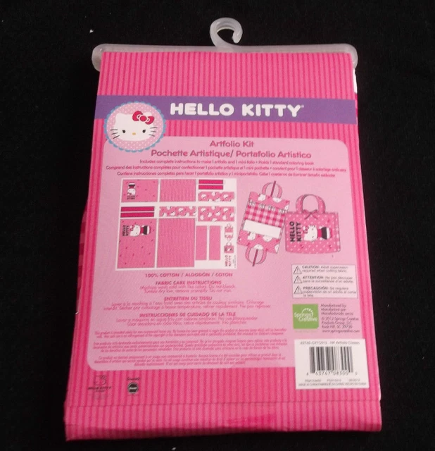 HELLO KITTY DIY Craft Kit Makes 1 Artfolio + 1 mini folio NEW $15.99 ...
