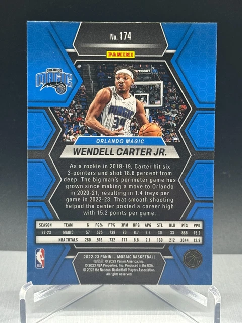WENDELL CARTER JR - Orlando Magic - 2022-23 Pallacanestro Mosaico ...