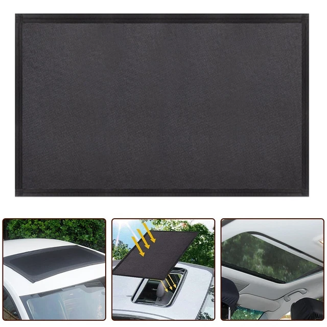 MAGNETIC CAR SUNROOF Sun Shade Cover Ensures Air Ventilation and Blocks ...