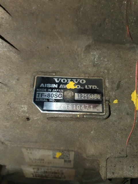 VOLVO V70 MK3 2.4D D5 163ps - AUTO AUTOMATIC GEARBOX 31259368 CODE: TF ...