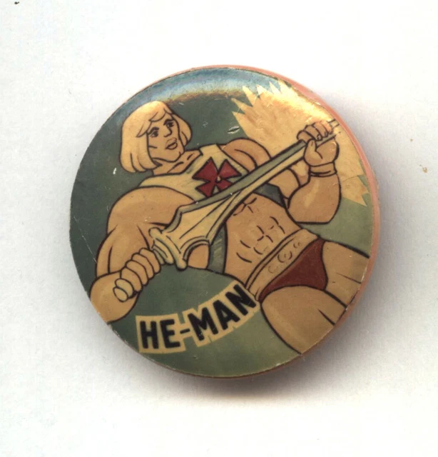 RARE BUTTON HE-MAN Masters of the Universe Collectible pin Poland 80's ...