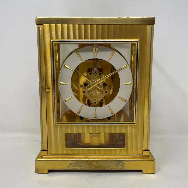 JAEGER-LECOULTRE ATMOS CLOCK Tuxedo Model Serviced EUR 432,78 - PicClick IT