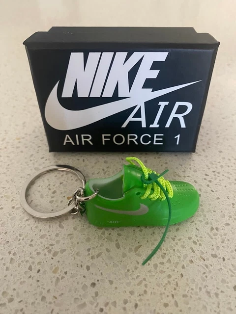 NIKE AIR FORCE 1 Low Off-White-(Brooklyn)-3D Sneaker Keychain With Box ...