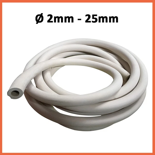 RUBBER VACUUM HOSE White Rubber Tubing Tube Water Air Coolant Vacuum ...