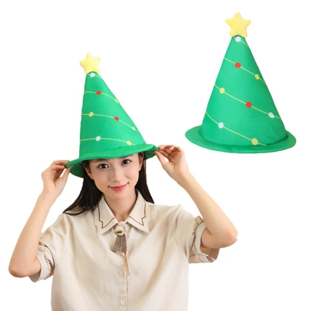 PLUSH CHRISTMAS TREE Costume Hat Unique Designs for Holiday Celebration ...
