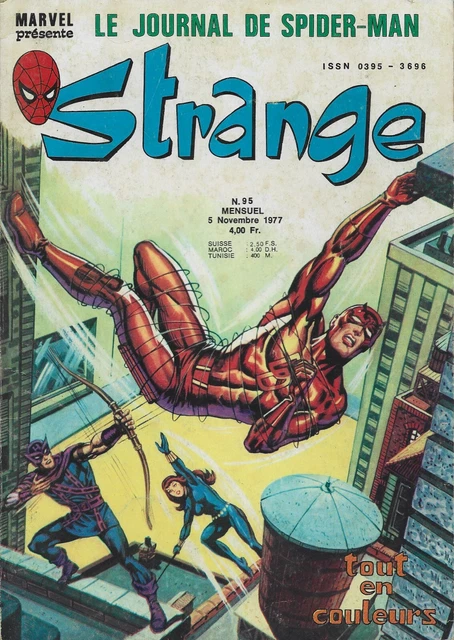 LE JOURNAL DE Spider-Man - Strange n°95 mensuel V.F - 1977 EUR 15,00 ...