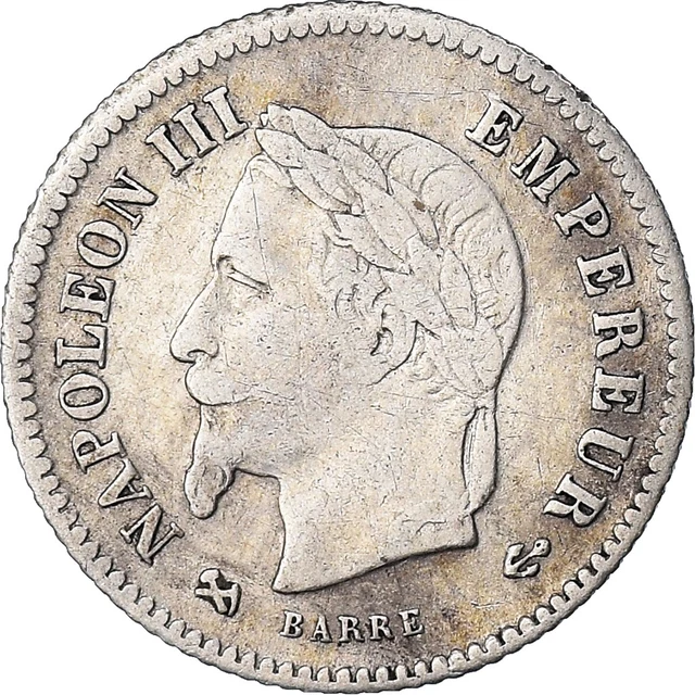 MÜNZE, FRANKREICH, NAPOLEON III, Napoléon III, 20 Centimes, 1867 ...