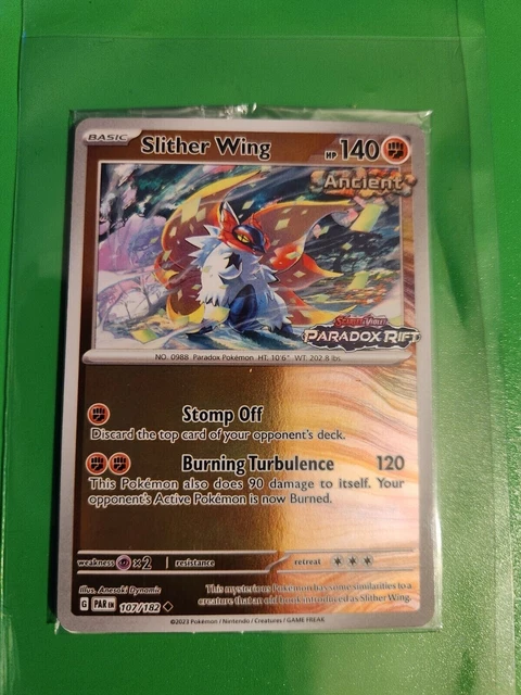 SLITHER WING 107/182 Pokémon TCG Paradox Rift Best Buy Stamped Promo ...