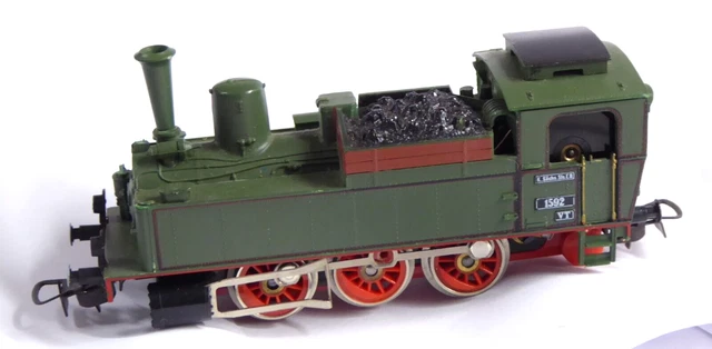 PIKO H0 DAMPFLOK VT Sachsen Epoche 1 - spätere BR 89.2 DR gebraucht, Funktion OK EUR 52,99 ...