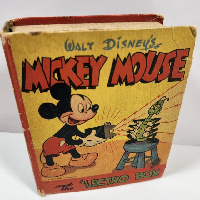WALT DISNEYS MICKEY Mouse and the Lectro Box Vtg 1946 Better Little ...