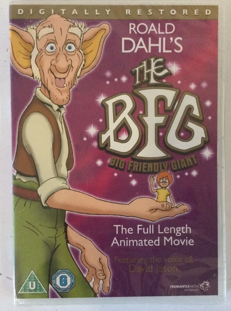 BFG DVD BIG Friendly Giant 1989 Roald Dahl British Animated Movie ...