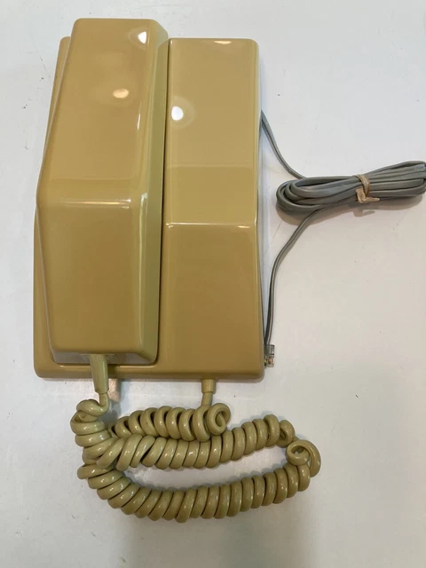 NORTHERN TELECOM CONTEMPRA Rotary-Dial Gold Wall/Desk Phone Vintage £18 ...